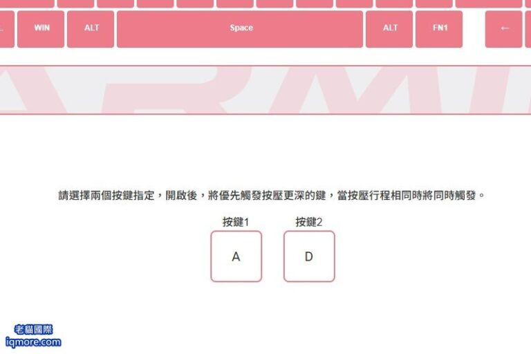 磁軸鍵盤：RS (Rappy Snappy) 功能介紹 (類比鍵盤)，以按壓距離優先觸發 - 老貓國際有限公司 Iqmore ...